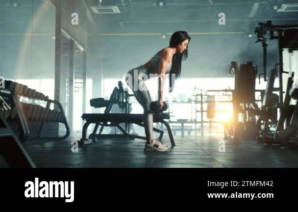 Dumbbell romanian deadlift Stock Videos & Footage - HD and 4K Video ...