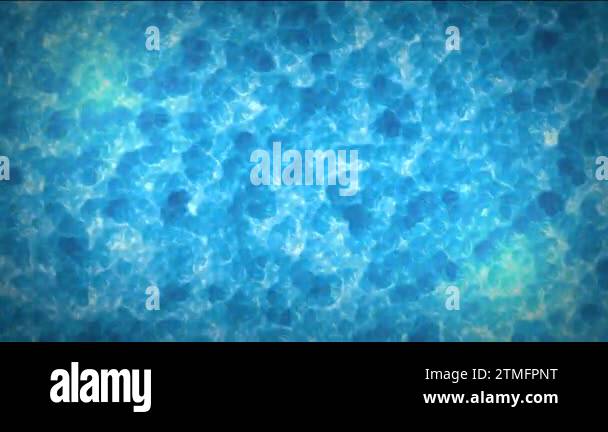 Seamless abstract blue surface liquid water with blurry bubble element ...