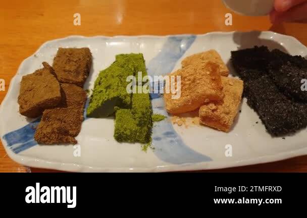 Warabi mochi japanese dessert Stock Videos & Footage - HD and 4K Video ...