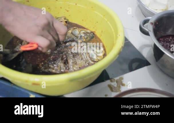 Grilled Gurami fish or Gurami Bakar is one of the Indonesian dishes ...