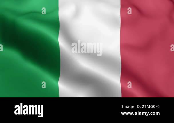 Italy Flag video waving in wind. Italy Flag Wave Loop waving in wind ...