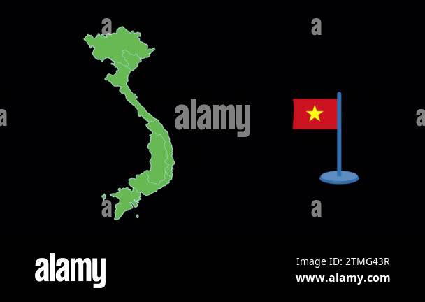 Flag map of vietnam Stock Videos & Footage - HD and 4K Video Clips - Alamy