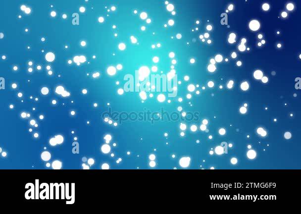 Light particles moving across blue teal background Stock Video Footage ...