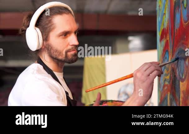 Creative individual is an artist who is creating a masterpiece of art ...