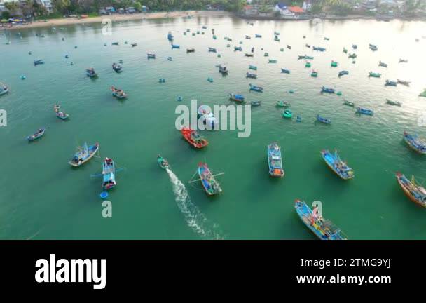 Mui Ne, Vietnam - February 10th, 2023: Mui Ne fish market seen from ...