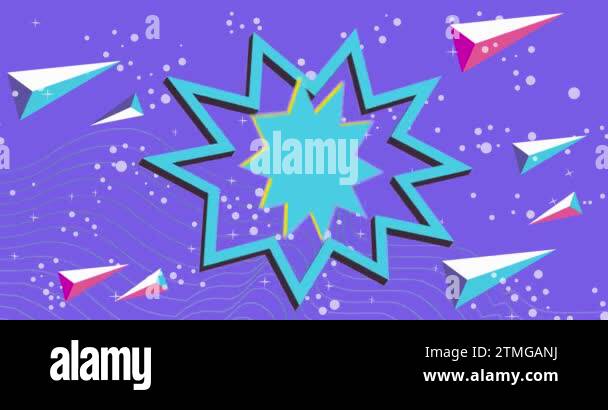 Abstract explosion geometric shapes Stock Videos & Footage - HD and 4K ...