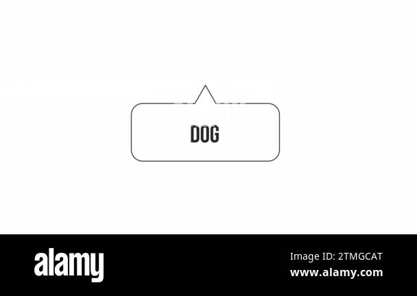 Dog line art clipart Stock Videos & Footage - HD and 4K Video Clips - Alamy