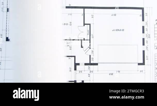 Detailed floor plan drawing Stock Videos & Footage - HD and 4K Video ...