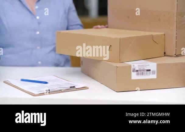 checking product and scanning barcodes on purchase orders while ...