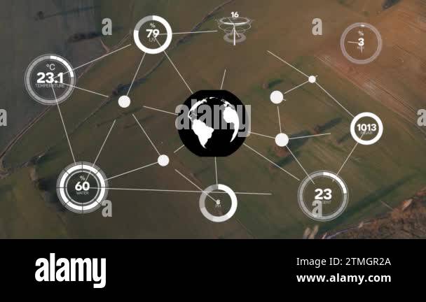 agriculture smart farming technology - industry 4.0.Concept Harvesting ...