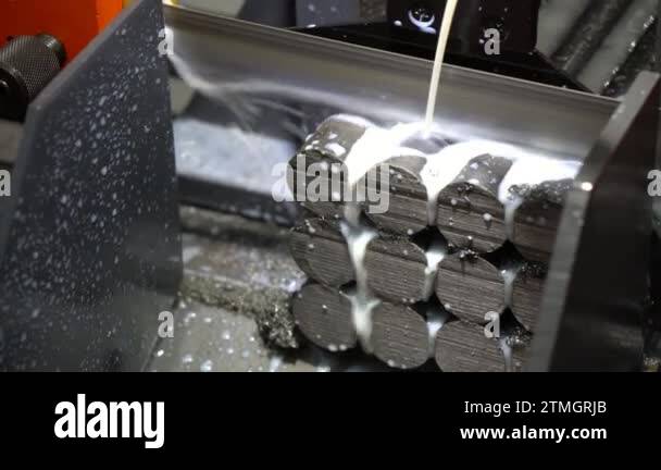 The operation of multi-tasking CNC lathe machine operation. Hi ...