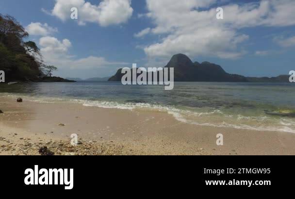 Scenery of the islands and coastal area of the island of Palawan in the ...