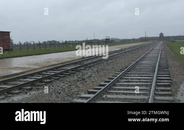 Auschwitz concentration camp tracks Stock Videos & Footage - HD and 4K ...
