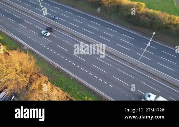 UK, ENGLAND, LUTON - 03RD APRIL 2023: Gorgeous Aerial Footage of ...