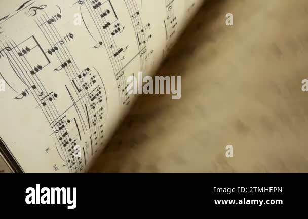 Musical partition Stock Videos & Footage - HD and 4K Video Clips - Alamy