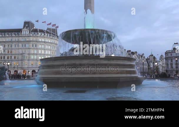 Trafalgar square london in the fountain Stock Videos & Footage - HD and ...