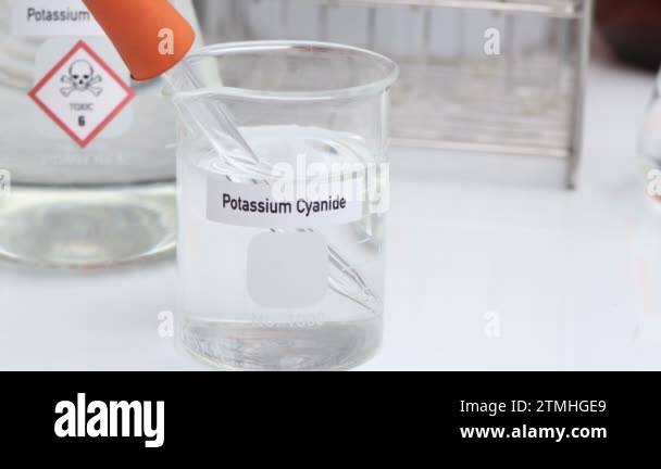 Potassium Cyanide Solution, Hazardous chemicals and symbols on ...