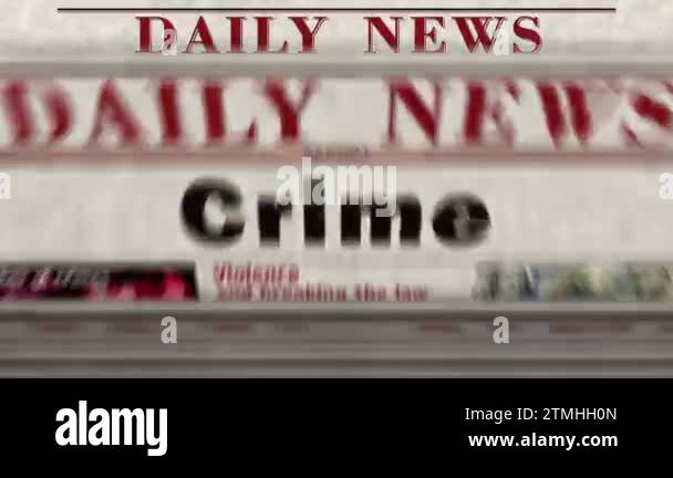 Crime investigation forensic and justice daily news newspaper printing ...