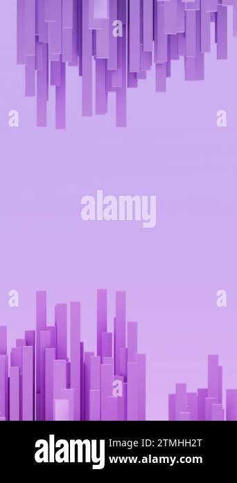 Geometric cube background with square shapes that rise and fall opening ...