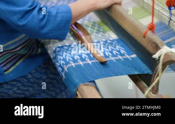 Hand-crafted Thai weaving is a time-honored art form that produces ...