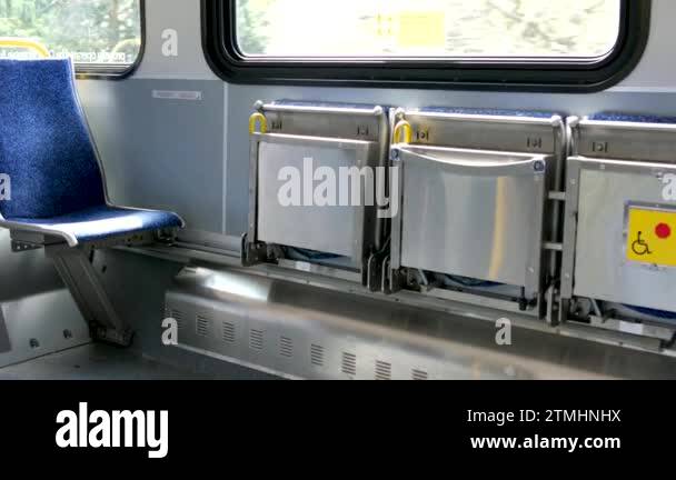 front seats for people with disabilities folding seats empty bus no ...