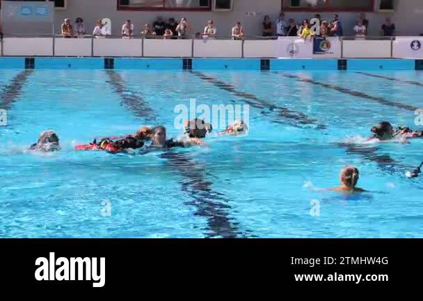 Pool lifeguard rescue Stock Videos & Footage - HD and 4K Video Clips ...