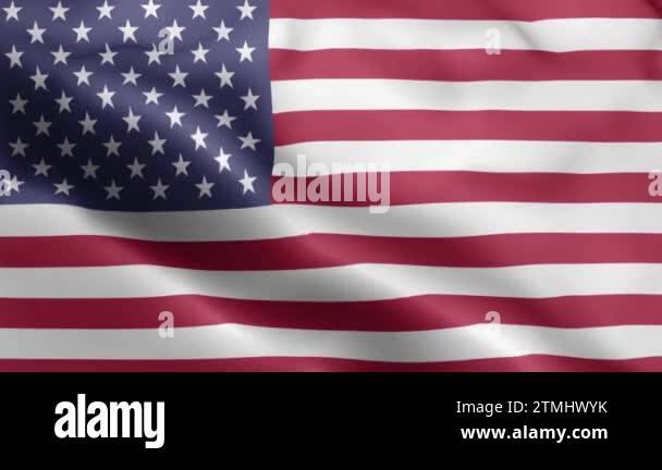 United States Flag video waving in wind. United States Flag Wave Loop ...