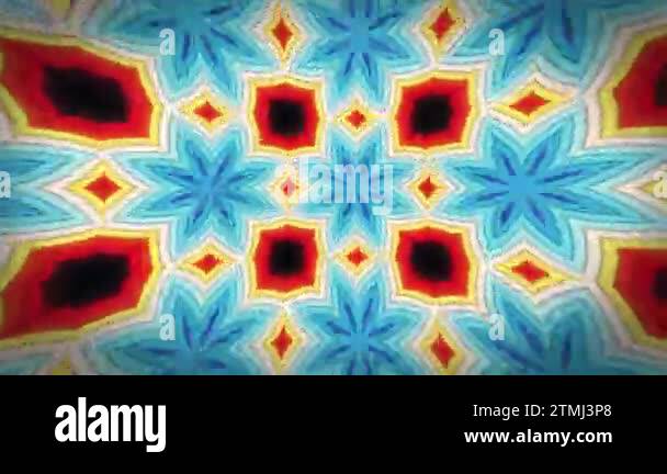 Retro Futuristic Kaleida Pattern Background.Vintage Striped Background ...
