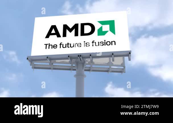 AMD Advanced Micro Devices Ethereal Sky Logo Animation: A Symbol of ...