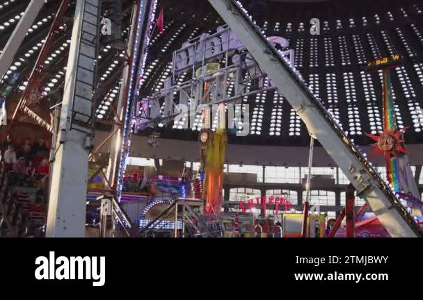 Belgrade, Serbia - December 25, 2022: Pirate Ship Pendulum Ride ...