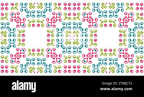 Vintage universal beautiful background with animated eastern patterns ...