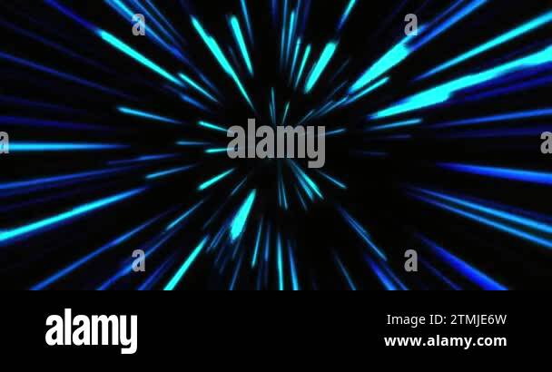 Abstract background of neon flying light speed lines, high speed ...