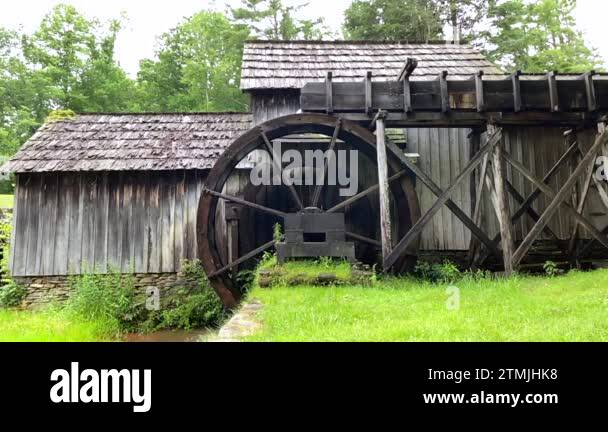 Slow Motion. Mabry Mill on the Blue Ridge Parkway. Ed and Lizzy Mabry ...