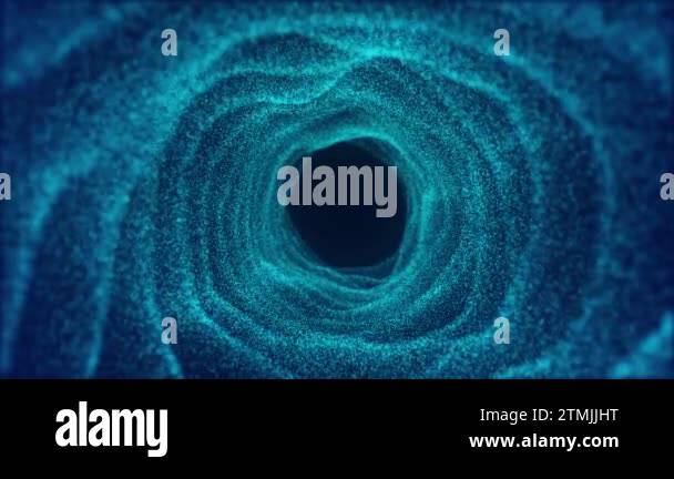 Colorful Tunnel Background. Abstract digital background. Big data visualization. Data flow ...