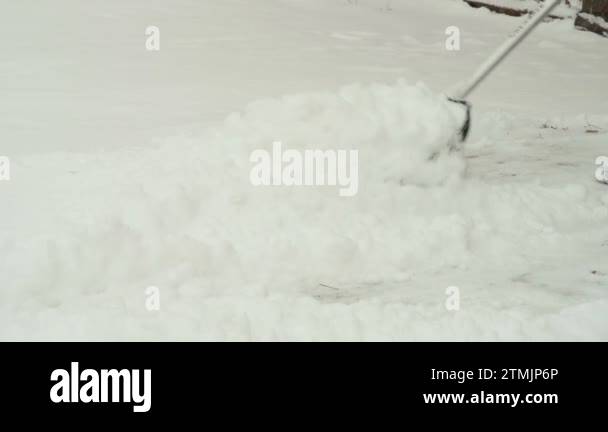 Snow winter snow shovel shovel snow removal clearing snow winter Stock ...