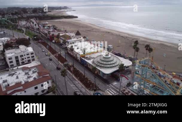 The Giant Dipper is a historic wooden roller coaster located at the ...