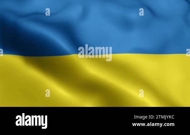 Ukraine Flag video waving in wind. Ukraine Flag Wave Loop waving in ...