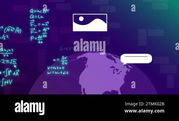 Animation Of Ai Data Processing Over Globe With Ai Icons Global Artificial Intelligence