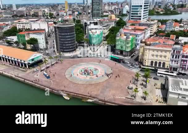 Ground Zero Square At Recife In Pernambuco Brazil. Cityscape Landscape ...