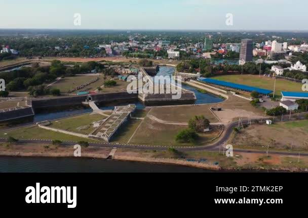 Jaffna Fort is an ancient Dutch fort in the north of Sri Lanka Stock ...
