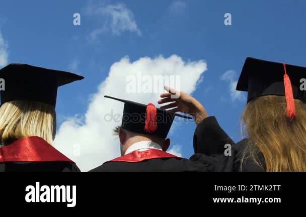 Young people celebrating graduation Stock Videos & Footage - HD and 4K ...