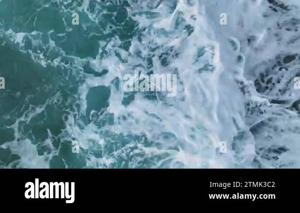 Top down view seabed texture, sea floor beach sand ripple of water ...