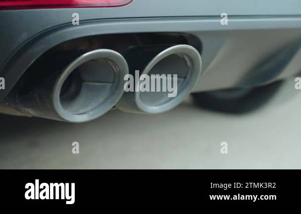 Gasoline Or Diesel Car Exhaust Fumes Ecology Pollution. Ecology Problem ...