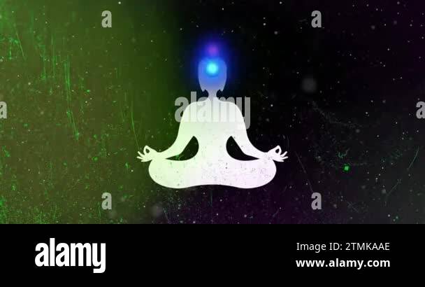 looped animation of the Buddha chakra system according to Vedic ...