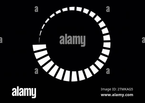 Loading Circle, Video. Loading Animation Icon on Transparent Background ...