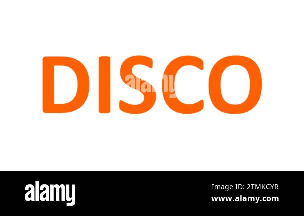 music notes. Word Disco consists of a set of musical notes Stock Video ...