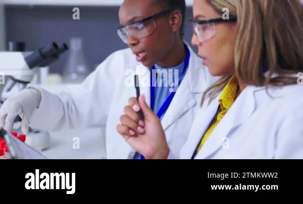 Medical science, teamwork and laboratory for chemical or vaccine ...