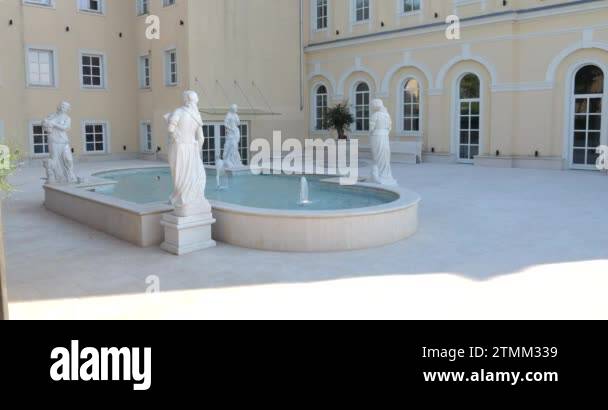 Fountain statues in courtyard Stock Videos & Footage - HD and 4K Video ...