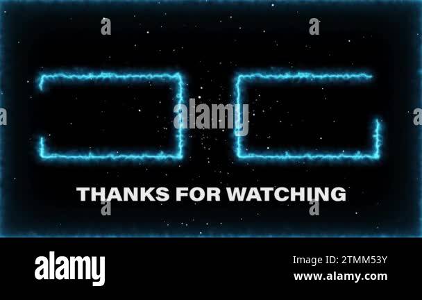 Endscreen with the text 'Thanks for watching' to use for Youtube Video ...