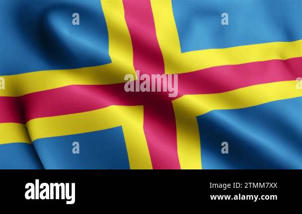 land Flag video waving in wind. land Flag Wave Loop waving in wind ...